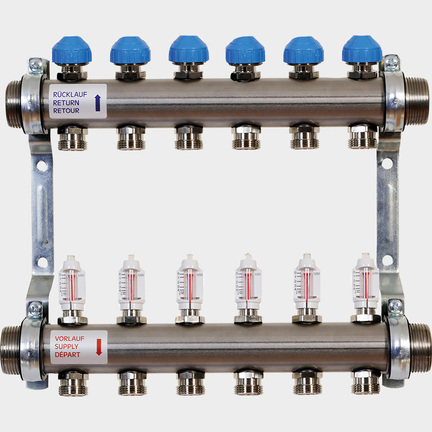 Verteiler | Verteiler, Kästen und Zubehör | Fussbodenheizung | Wohngebäude | Produkte